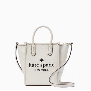 kate spade | Bags | Kate Spade Ella Signature Logo Pebbled Leather Mini ...